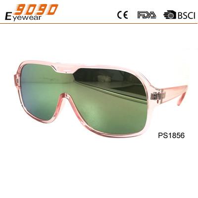 China Lady's fashionable sunglasses with plastic frame ,UV 400 Protection Lens for sale