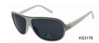 China Kids' fashion sunglasses, non-toxic safe PC material soft/comfortable wear frame for sale