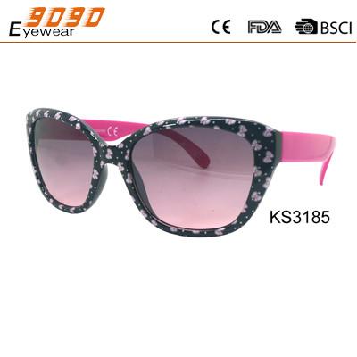 China Sunglasses ANTI-UV Goggles Bowknot Kids Simple Girls  Glasses for sale