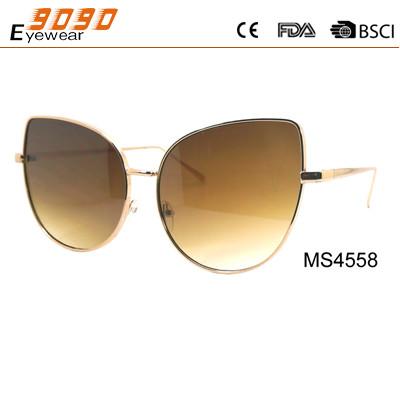 China 2017 hot sale style sunglasses with metal frame ,suitable for men and women for sale