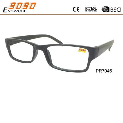 China 2017 new design reading glasses ,made of PC frame,suitable for women and men for sale