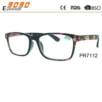 China Hot sale style reading glasses with plastic frame ,suiitable for women for sale