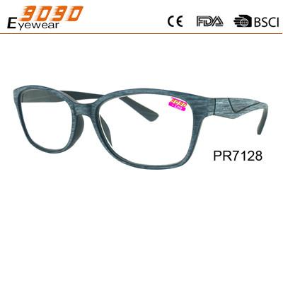 China Hot sale style reading glasses with plastic blue frame ,suitable for women for sale