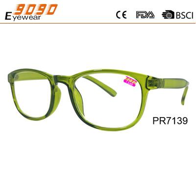 China 2017 new style reading glasses ,made of PC frame ,suitable for men and women for sale
