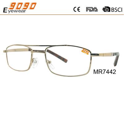 China reading glasses with metal frame, hot fashionable style,suitable for women for sale