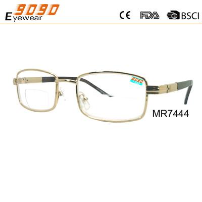 China Classic culling fashion metal reading glasses , Power rang : 1.00 to 4.00D. for sale