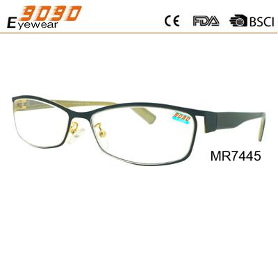 China 2017 hot sale style reading glasses with metal frame,suitable for men for sale