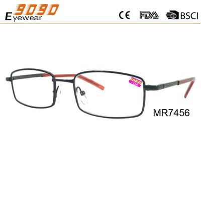 China reading glasses with metal frame, hot fashionable style,suitable for women for sale