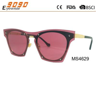 China Sunglasses with metal frame, new fashionable designer style, UV 400 Protection Lens for sale