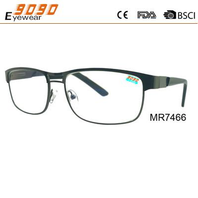 China 2017 new style fanshionable reading glasses with metal frame, Power rang : 1.00 to 4.00D for sale