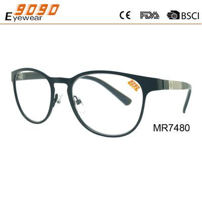 China 2017 new style fanshionable reading glasses with metal frame, Power rang : 1.00 to 4.00D for sale