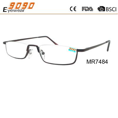 China Classic culling fashion metal reading glasses , Power rang : 1.00 to 4.00D. for sale