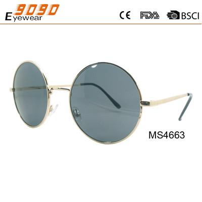 China Classic culling fashion sunglasses with metal frame, UV 400 Protection Lens for sale