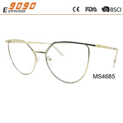 China Fashion personality sunglasses ,made of stainless steel ,suitable for women for sale