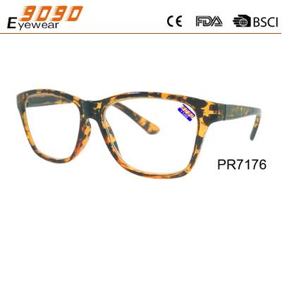 China 2017 new design reading glasses ,made of PC frame,suitable for women and men for sale
