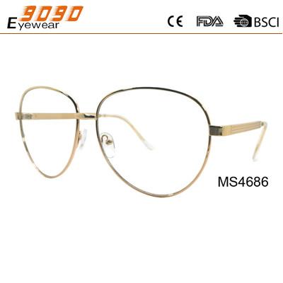 China Fashion personality sunglasses ,made of stainless steel ,suitable for women for sale