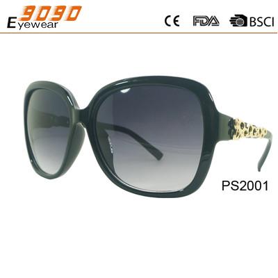 China Newest Style 2017 Men's plastic Fashionable Sunglasses ,UV 400 Protection Lens for sale