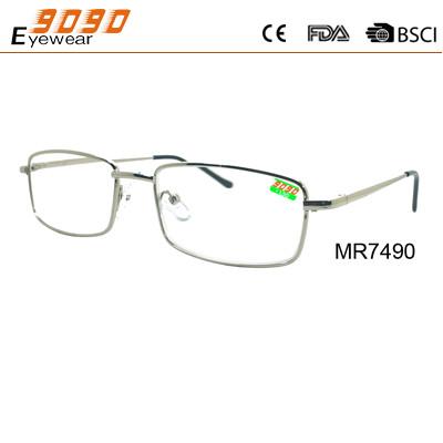 China 2017 new style fanshionable reading glasses with metal frame, Power rang : 1.00 to 4.00D for sale
