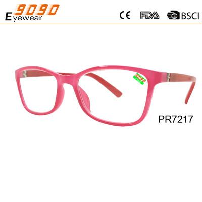 China 2017 new style reading glasses ,made of PC frame ,suitable for women for sale