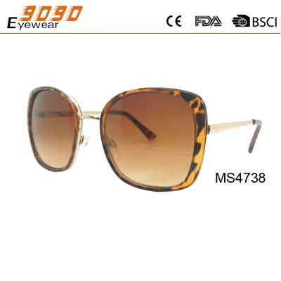 China Retro fashionable sunglasses ,made of metal frame ,suitable for men and women for sale