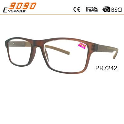 China Hot sale style reading glasses with plastic frame ,suitable for women and men for sale