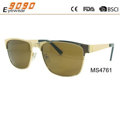 China Retro fashionable sunglasses ,made of metal frame ,suitable for men and women for sale