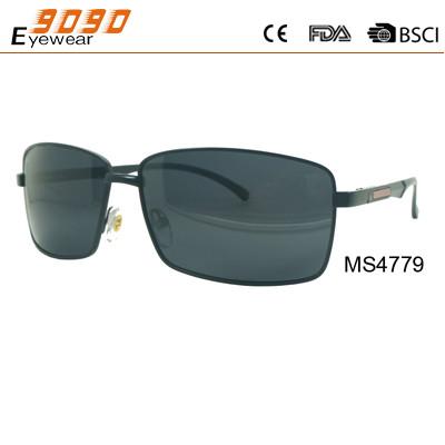 China 2017 hot sale style sunglasses with metal frame ,suitable for men and women for sale