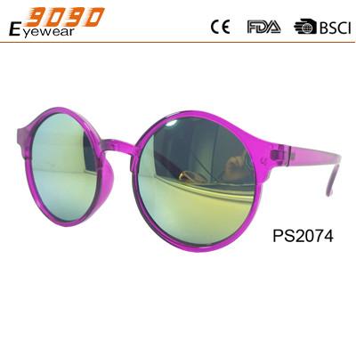 China Sunglasses in fashionable design, made of plastic ,suitable for women for sale