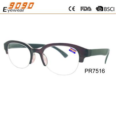 China Vidrios de lectura de moda, rango de potencia +1,0 a +4,00, hecho de bastidor plástico en venta
