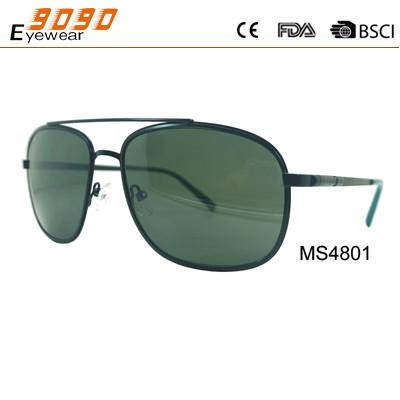 China Gafas de sol clásicas del metal de la moda que seleccionan, lente ULTRAVIOLETA de 400 protecciones, conveniente para los hombres en venta