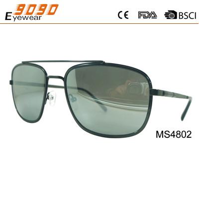 China Gafas de sol clásicas del metal de la moda que seleccionan, lente ULTRAVIOLETA de 400 protecciones, conveniente para los hombres en venta