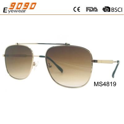 China Gafas de sol con el marco metálico, nuevo estilo de moda del diseño, lente ULTRAVIOLETA de 400 protecciones en venta