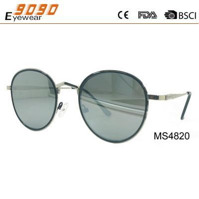 China Obra clásica que selecciona alrededor de las gafas de sol del metal de la moda, lente de 400 protecciones, convenientes ULTRAVIOLETA para los hombres y las mujeres en venta