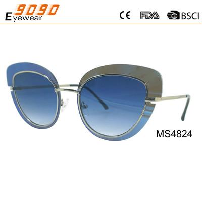China Gafas de sol de moda del metal del estilo los 2018 más nuevos con la lente ULTRAVIOLETA de 400 protecciones en venta