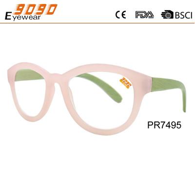 China Los vidrios de lectura de moda de la señora, hechos del plástico, poder sonaron: 1,00 a 4.00D en venta