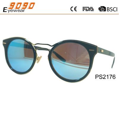 China Gafas de sol en el diseño de moda, hechas del plástico, convenientes para los hombres y las mujeres en venta