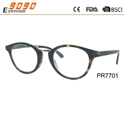 China Estilo caliente de la venta de los vidrios de lectura con el marco plástico, bisagra de la primavera con la lente multifocal en venta