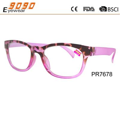 China Los vidrios de lectura de moda de la señora, hechos del plástico, poder sonaron: 1,00 a 4.00D en venta