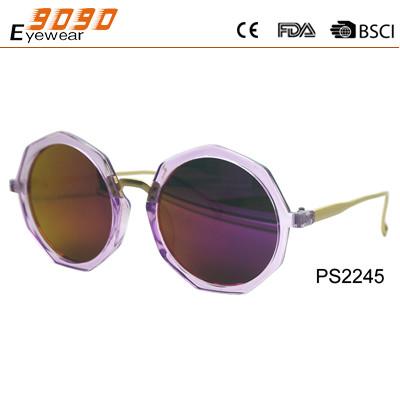 China 2018 gafas de sol redondas del nuevo estilo con la lente ULTRAVIOLETA de la protección del 100%, convenientes para los hombres y las mujeres en venta