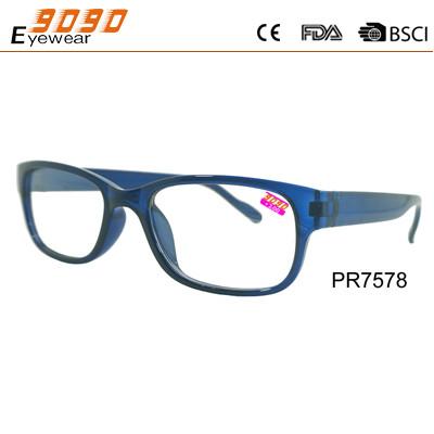China Vidrios de lectura de moda, rango de potencia +1,0 a +4,00, hecho de bastidor plástico en venta
