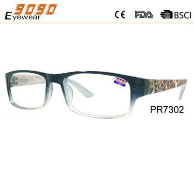 China Vidrios de lectura de moda, rango de potencia +1,0 a +4,00, hecho de bastidor plástico, bisagra de la primavera en venta