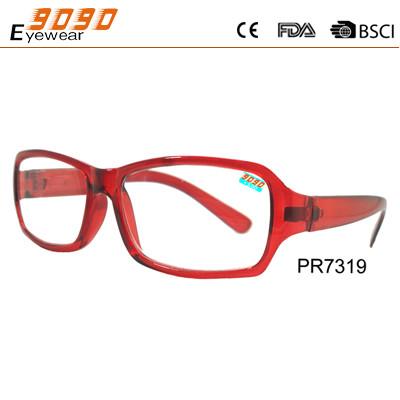 China Los vidrios de lectura de moda de la señora, hechos del plástico, poder sonaron: 1,00 a 4.00D en venta