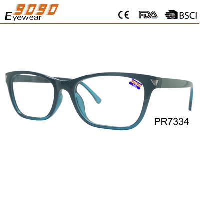 China bisagra de la primavera de 2018 nueva del diseño vidrios de lectura, piezas de metal plateado en el marco, conveniente para los hombres y las mujeres en venta