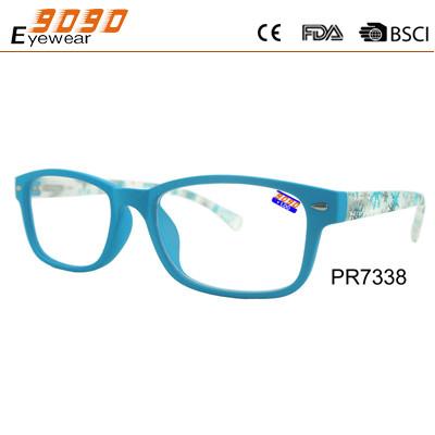 China Nueva llegada y venta caliente de los vidrios plásticos del espectáculo de la lectura, piezas de metal plateado, bisagra de la primavera en venta