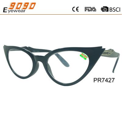 China Vidrios de lectura de la forma del ojo de gato, hechos de bastidor de la PC, de la decoración en el templo, de conveniente para los hombres y las mujeres en venta