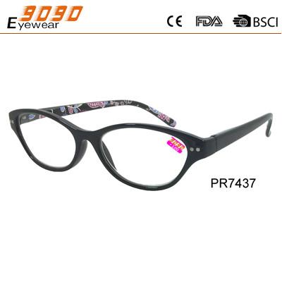 China 2018 nuevos vidrios de lectura del diseño, bisagra de la primavera, pernos del metal, convenientes de plata para las mujeres y los hombres en venta
