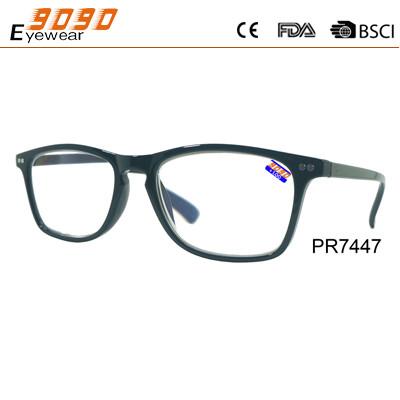 China De doble uso para los hombres y las mujeres, vidrios de lectura retros, hechos del plástico con los pernos en el marco en venta