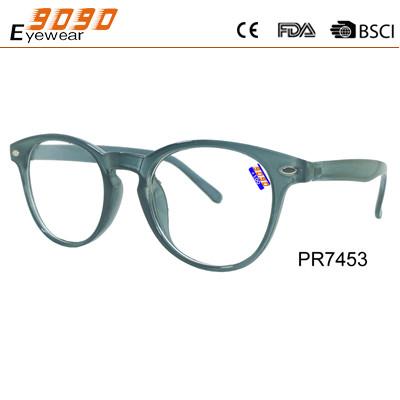 China bisagra de la primavera de 2018 nueva del diseño vidrios de lectura, piezas del metal, convenientes de plata para los hombres y las mujeres en venta