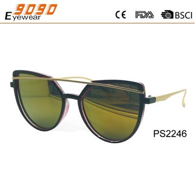 China 2018 gafas de sol redondas del nuevo estilo con la lente ULTRAVIOLETA de la protección del 100%, convenientes para los hombres y las mujeres en venta
