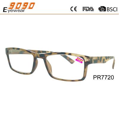 China Los vidrios de lectura de la simplicidad de la moda del rectángulo con la primavera se articulan, conveniente para los hombres y las mujeres en venta